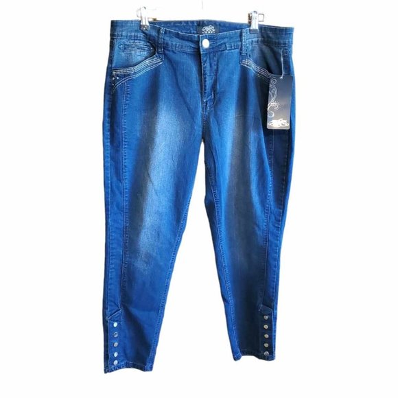 one 5 one | Jeans | One 5 One Woman Embellished Denim Jeans Womens 6 ...